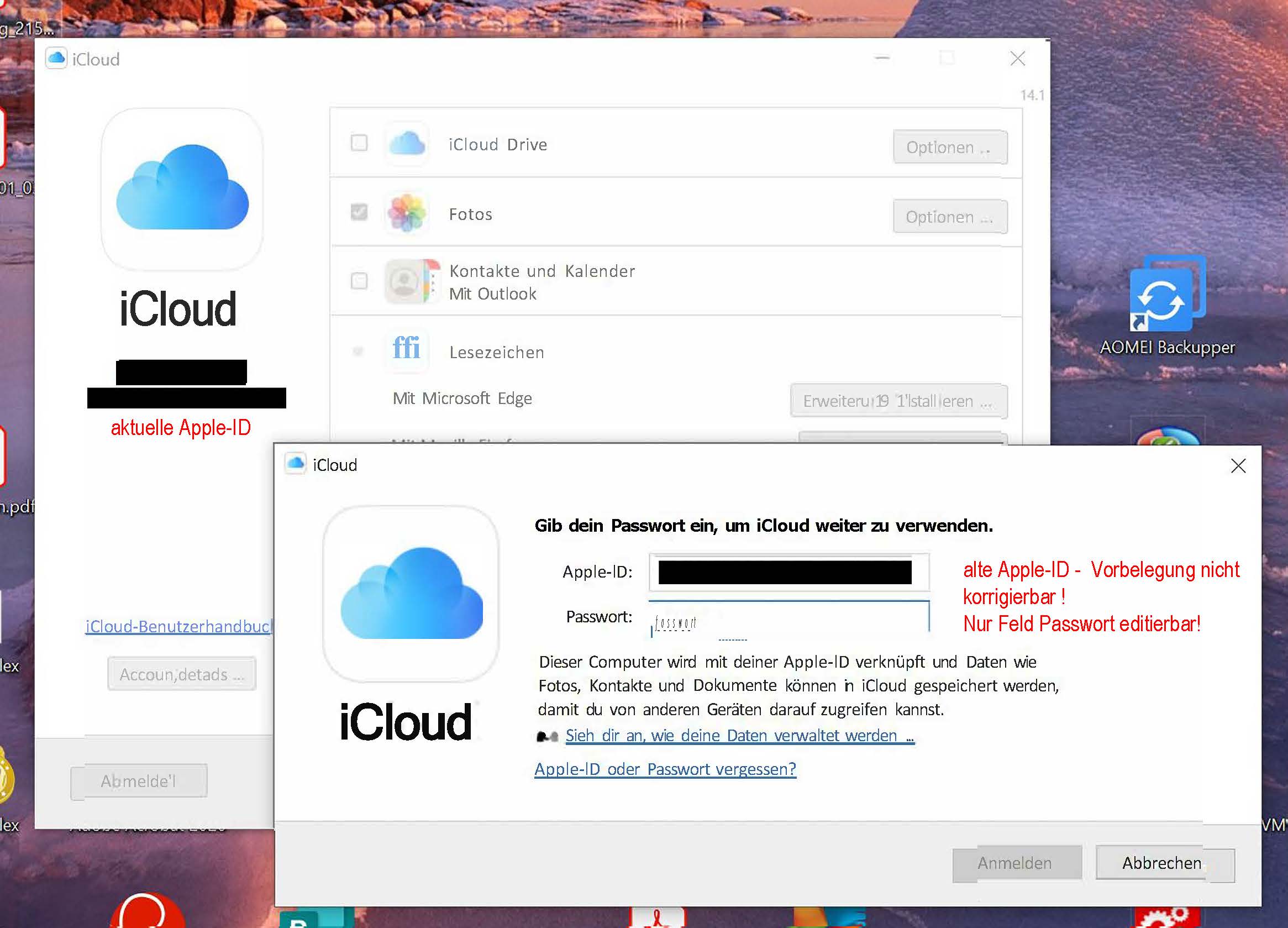 Probleme Login iCloud auf PC - Apple Community