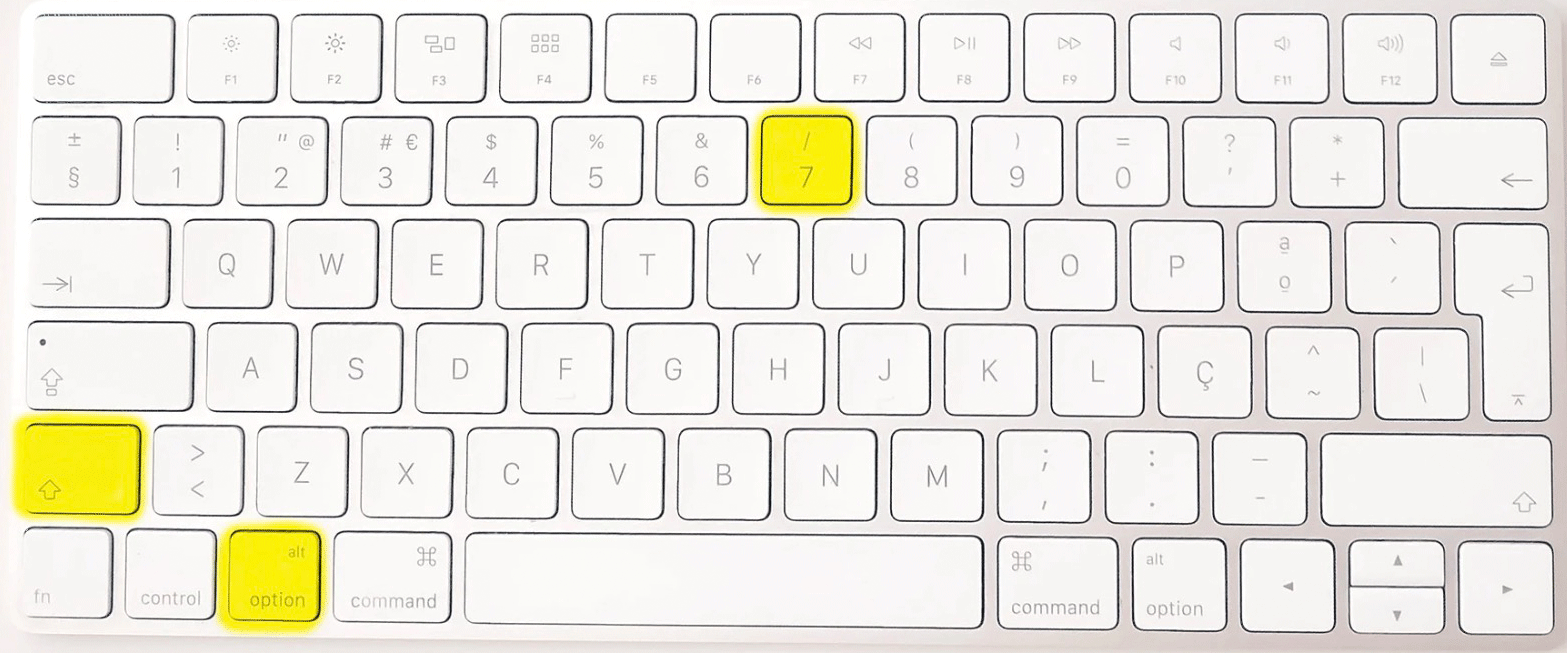 Backslash auf Mac Tastatur - Apple Community