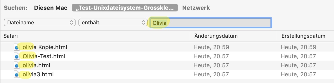 Dateisystem und Schreibweise (Großschreib… - Apple Community