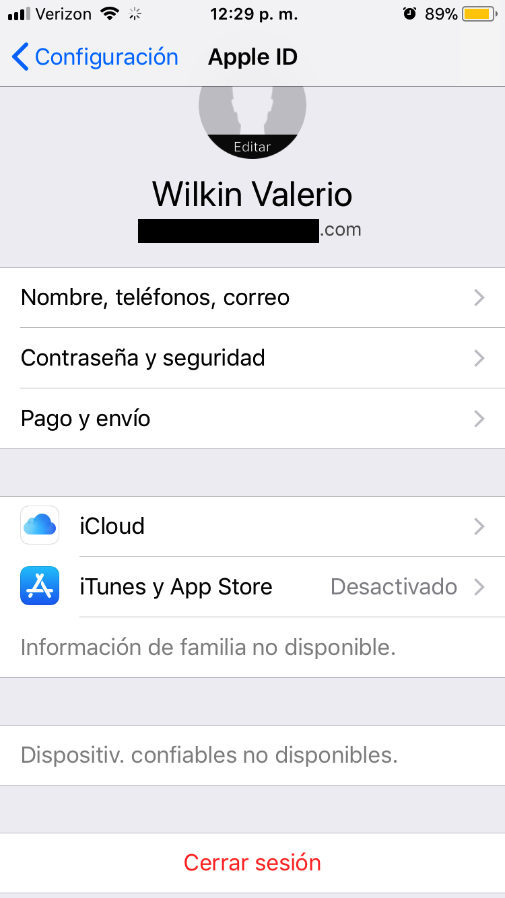 Problema con Apple ID en iPhone - Comunidad de Apple