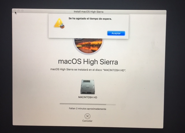 Error al Reinstalar macOS High Sierra - Comunidad de Apple