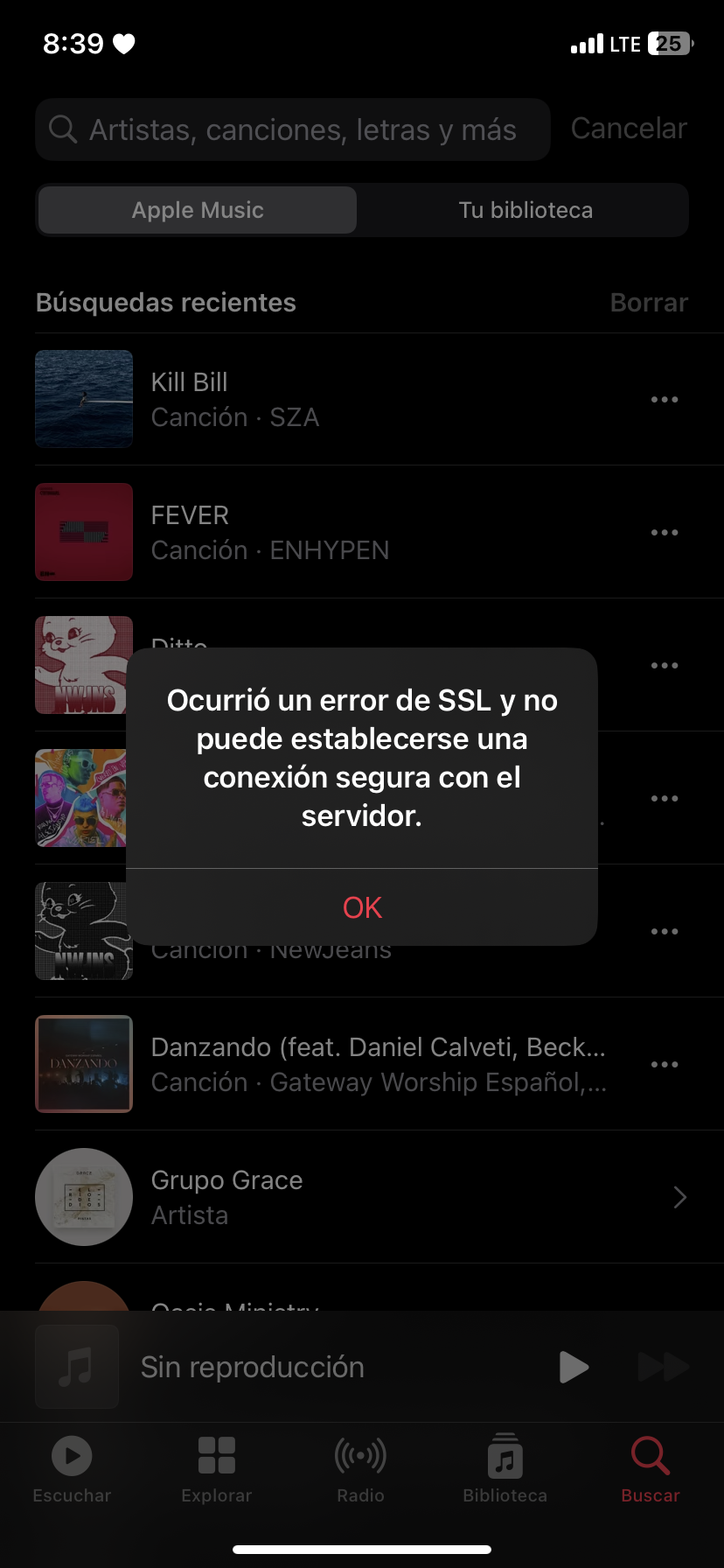 Error de Apple Music no puede establec… - Comunidad de Apple