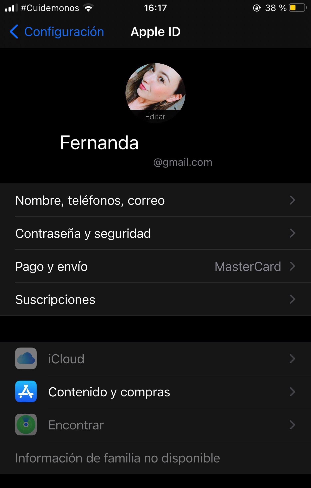 Hola! Mi iPhone dice un mensaje que ll… - Comunidad de Apple