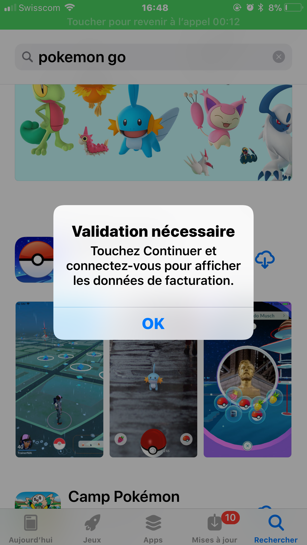 Quand je veux télécharger une app, un me… - Communauté Apple