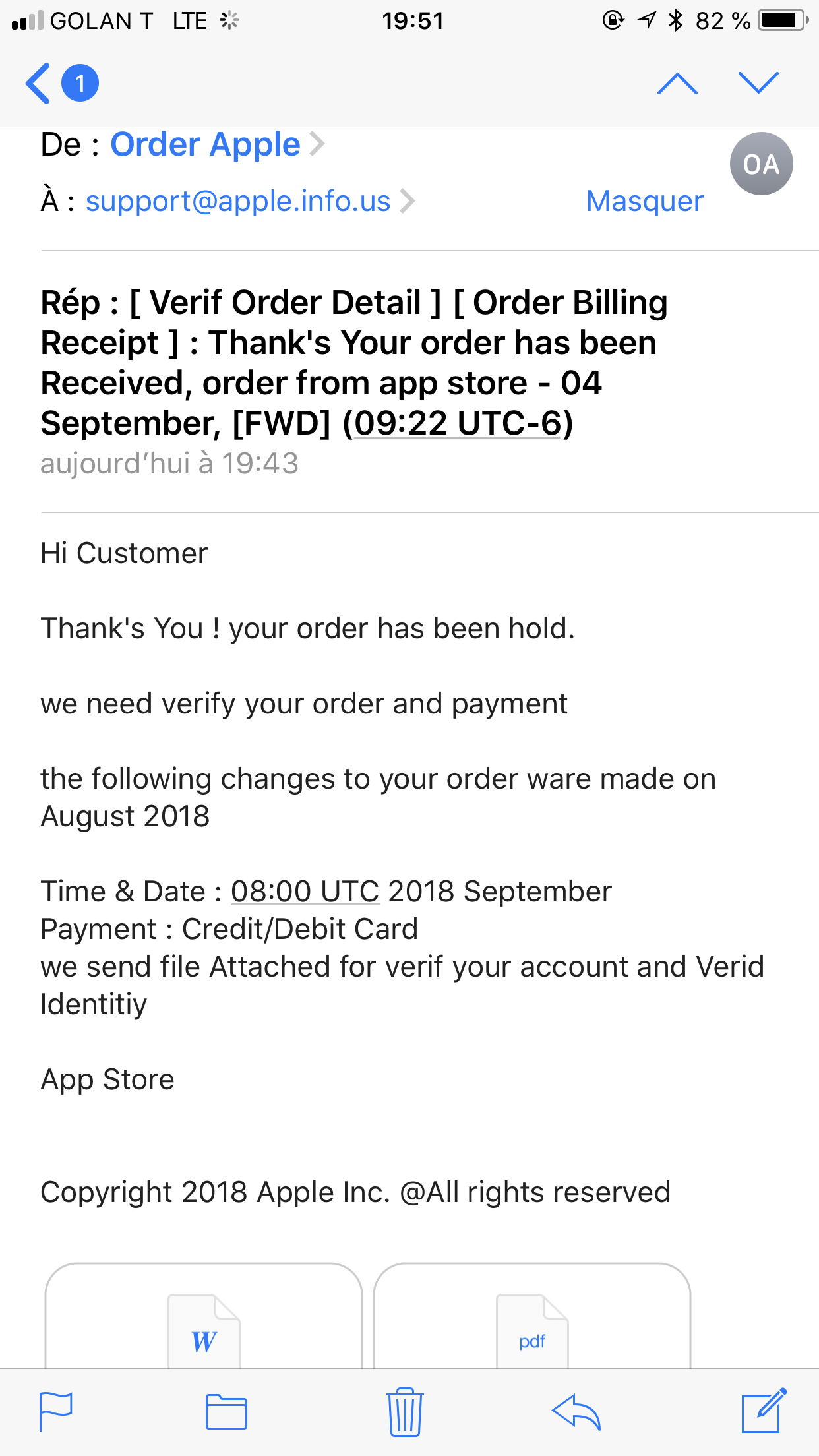 Authenticité d'une facture Apple - Communauté Apple