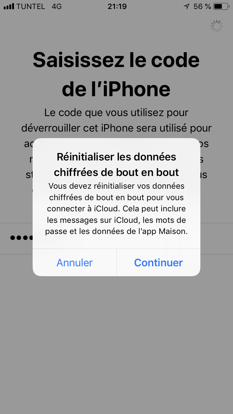 Code de l'iPhone pour mise à jour - Communauté Apple