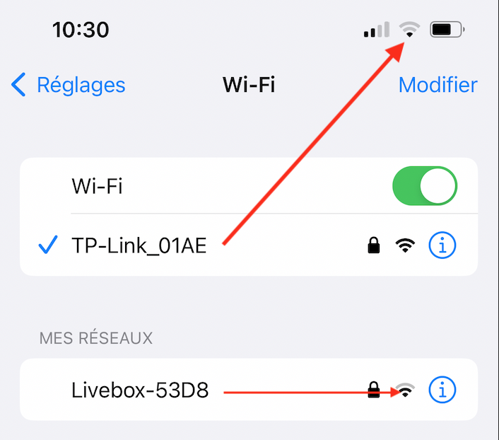 Basculement automatique Wi-Fi avec iPhone - Communauté Apple