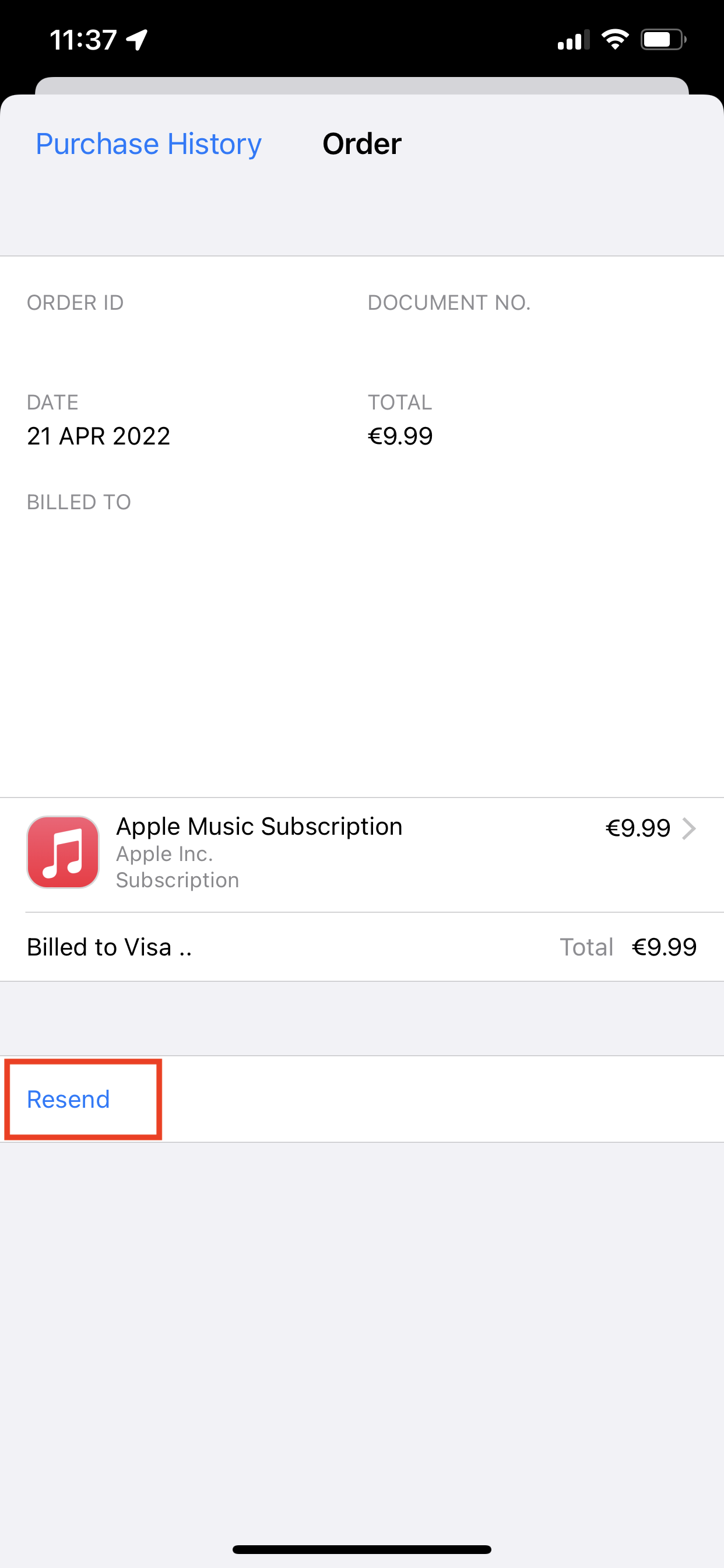 Récupérer la facture d'un abonnement App… - Communauté Apple
