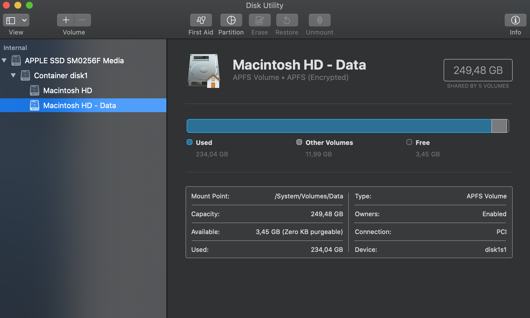 Container Disk 1 - Deux disque (Macintos… - Communauté Apple