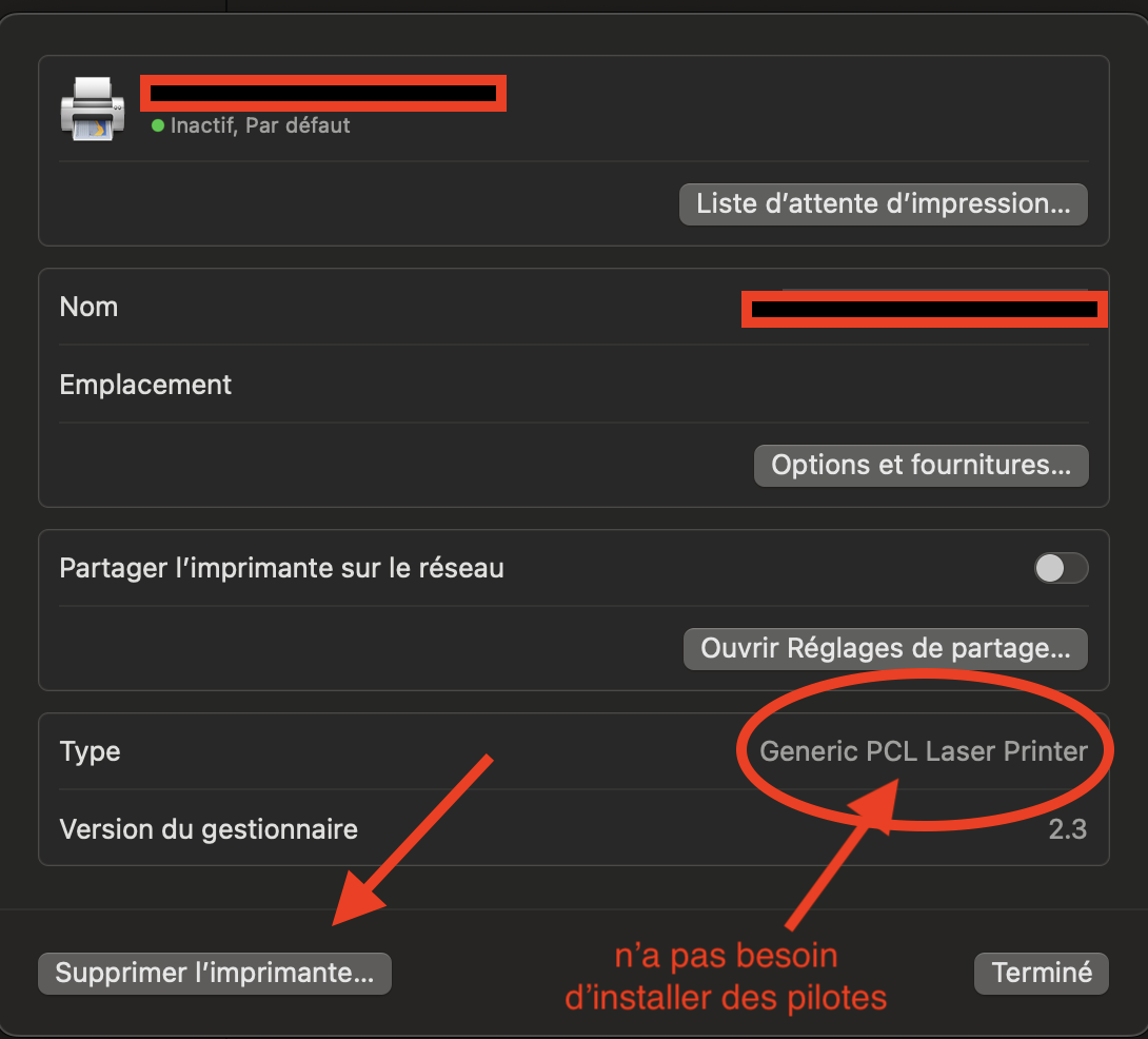 Configurer impression sur Mac - Communauté Apple
